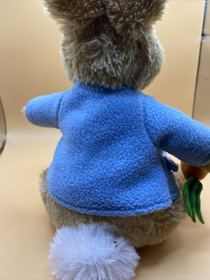 GUND "Peter Rabbit" Plush Stuffed Toy Beatrix Potter Blue Jacket 8 ...