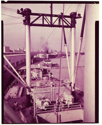 1956 S.S Alcoa Clipper & Polaris Steamships loading New Orleans ...