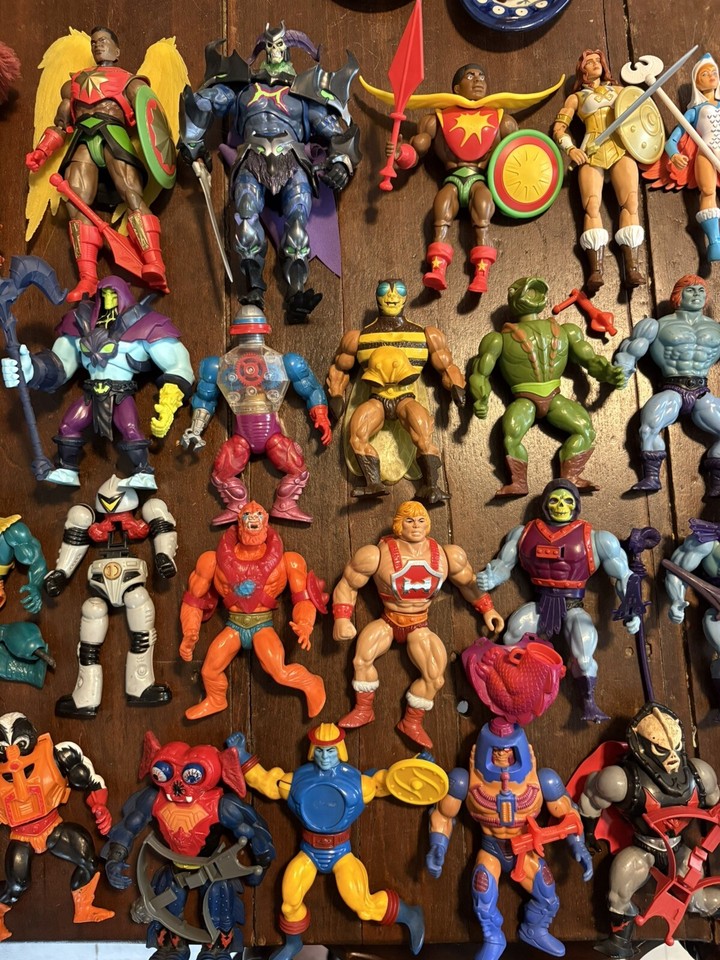 Vintage MOTU He-Man Characters Action Figure Lot & A Few Modern Motu ...
