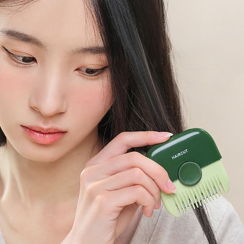 1pc Styling Tool Bangs Trimmer 2 in 1 Hair Cutter Portable Comb Women ...