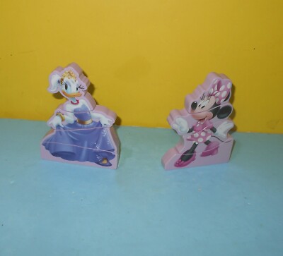 Disney Minnie Mouse and Daisy Daisy Duck Princess Plastic Pull Apart ...