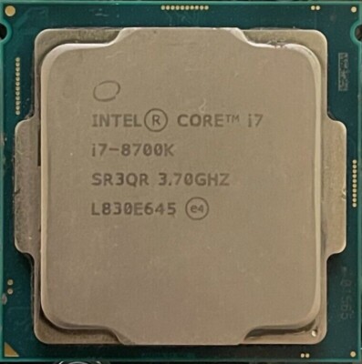 Intel Core i7-8700K 3.70 GHz Hexa-Core (BX80684I78700K) CPU Processor ...