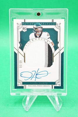 2020 National Treasures Prodigy Patch Autographs 90/99 Jalen Hurts RPA ...