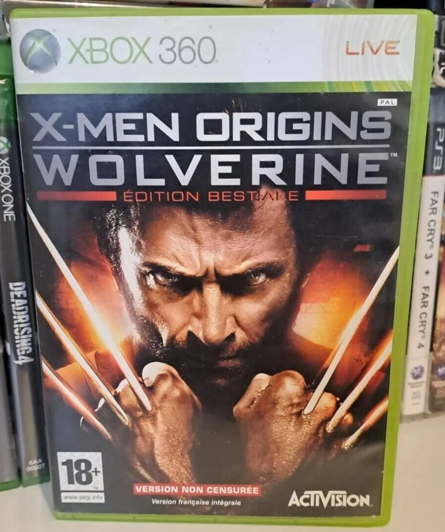 X-Men Origins: Wolverine Xbox 360 PAL - Prix - Photo - Présentation