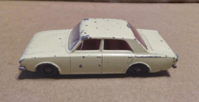 Vintage Lesney Matchbox Series No.45 Ford Corsair Light Yellow Die Cast ...
