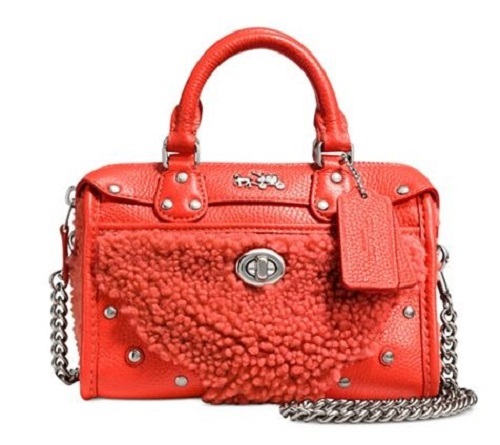 NWT Coach 36478 Rhyder Satchel 18 In Shearing | eBay
