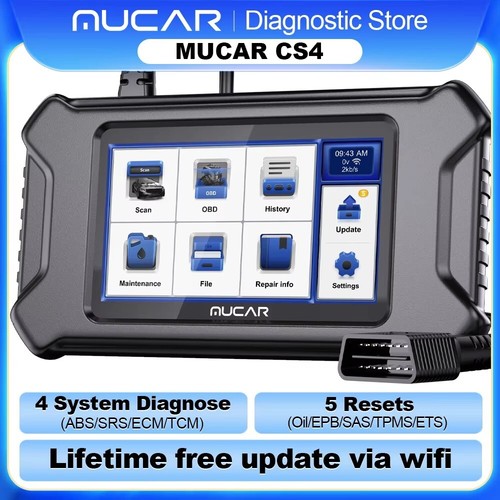 Check Engine OBD2 Scanner ABS SRS Transmission Diagnostic Scan Tool ...