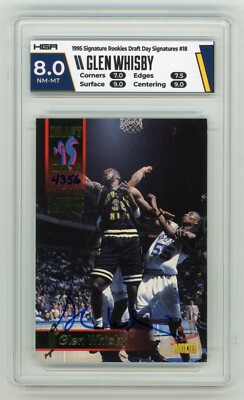 1995 Signature Rookies Draft Day Authentic Signature /7750 Glen Whisby ...