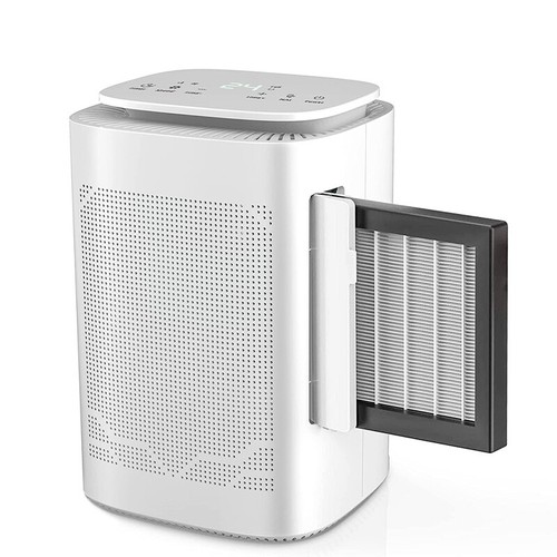 UK 2200ml Portable Dehumidifier with Air Purifier for Condensation ...
