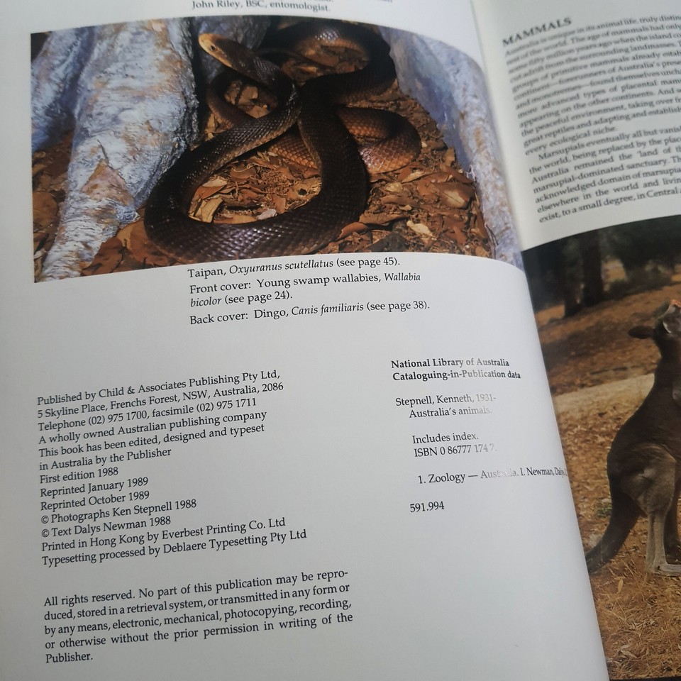 VTG Animal Magazines Lot Of 2 San Diego Zoo 1994 And Australias Animals ...