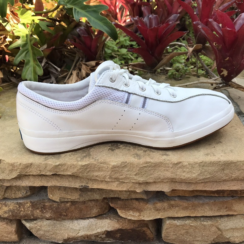 Keds Womens Spirit II Leather Sneakers Ortholite Comfort Walking Shoes ...