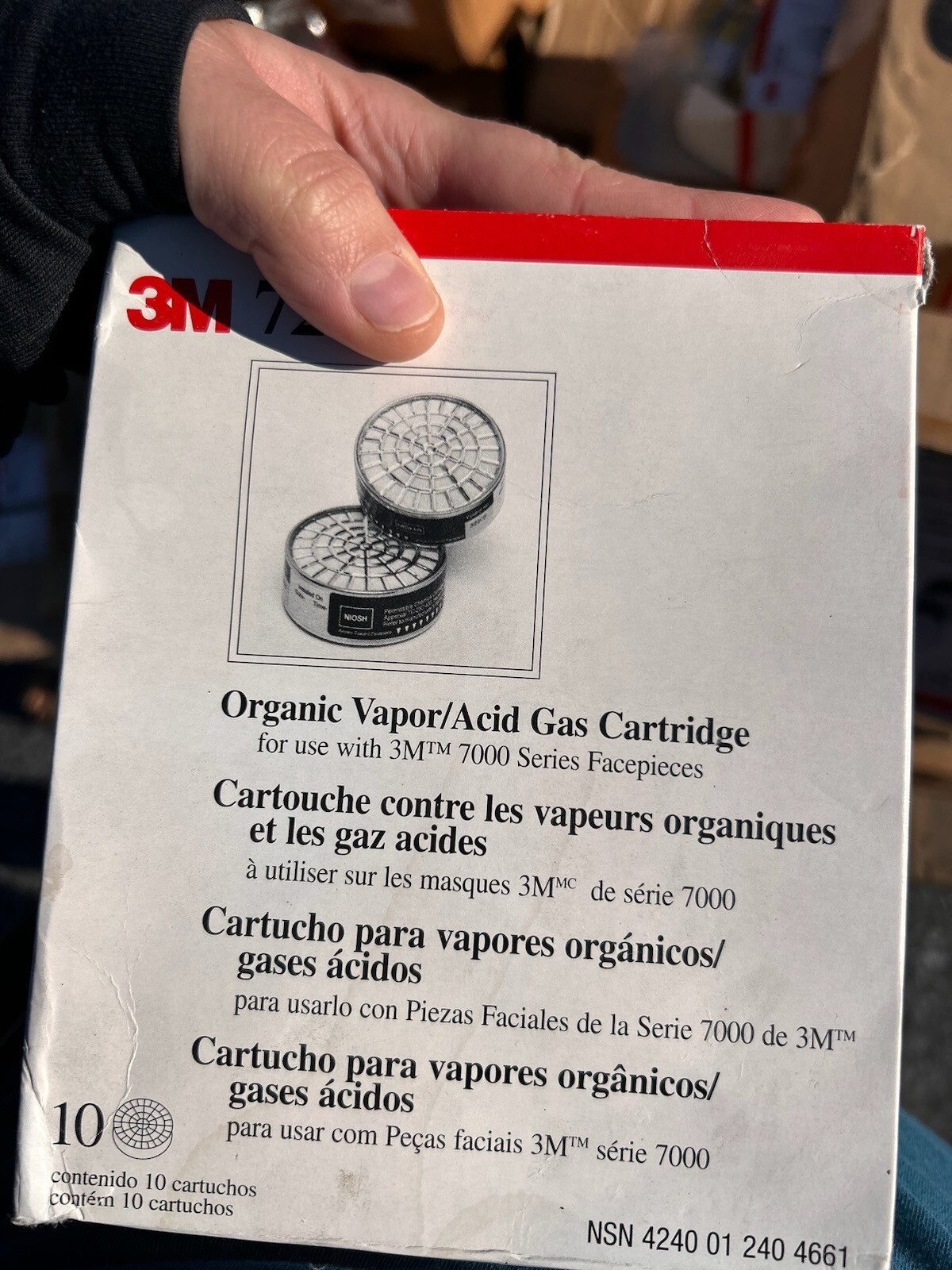 3M 7251 Organic Vapor Cartridge for sale online | eBay