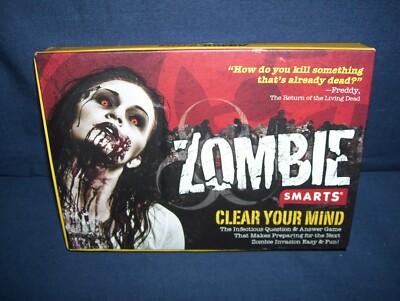 Zombie Smarts clear Your Mind Trivia Game Used 2011 Missing 3 Cards | eBay