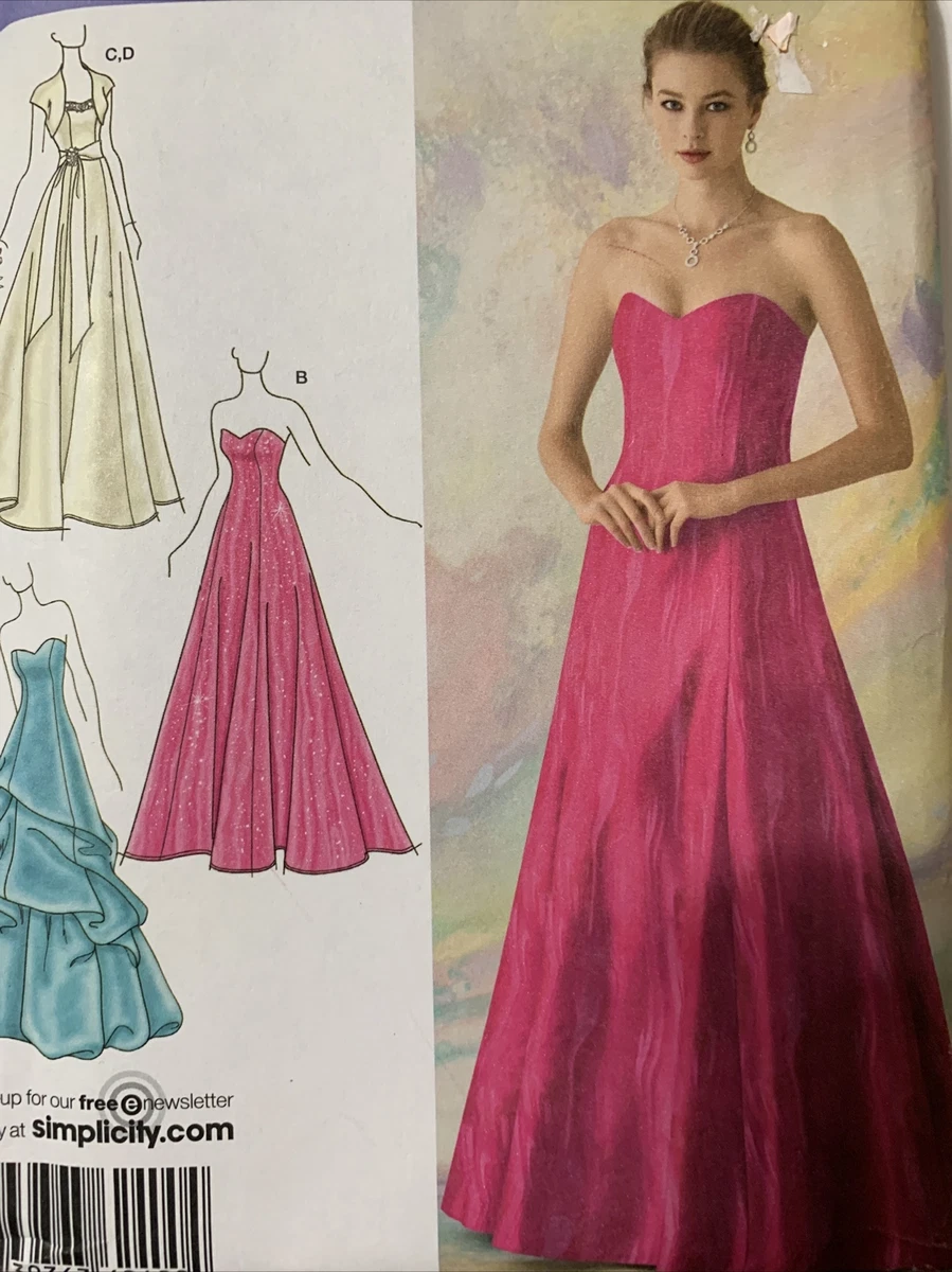 Simplicity Dress Patterns Prom