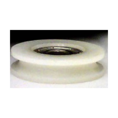 3mm Bore Bearing with 13.5mm Round Nylon Pulley U Groove Track Roller ...