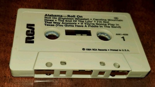 Roll On - Alabama (Cassette 1984 RCA Records) | eBay