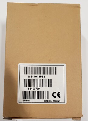 NEW IN BOX Unitech MS140I-3PS2 USB Barcode Slot Reader for ID Badges ...