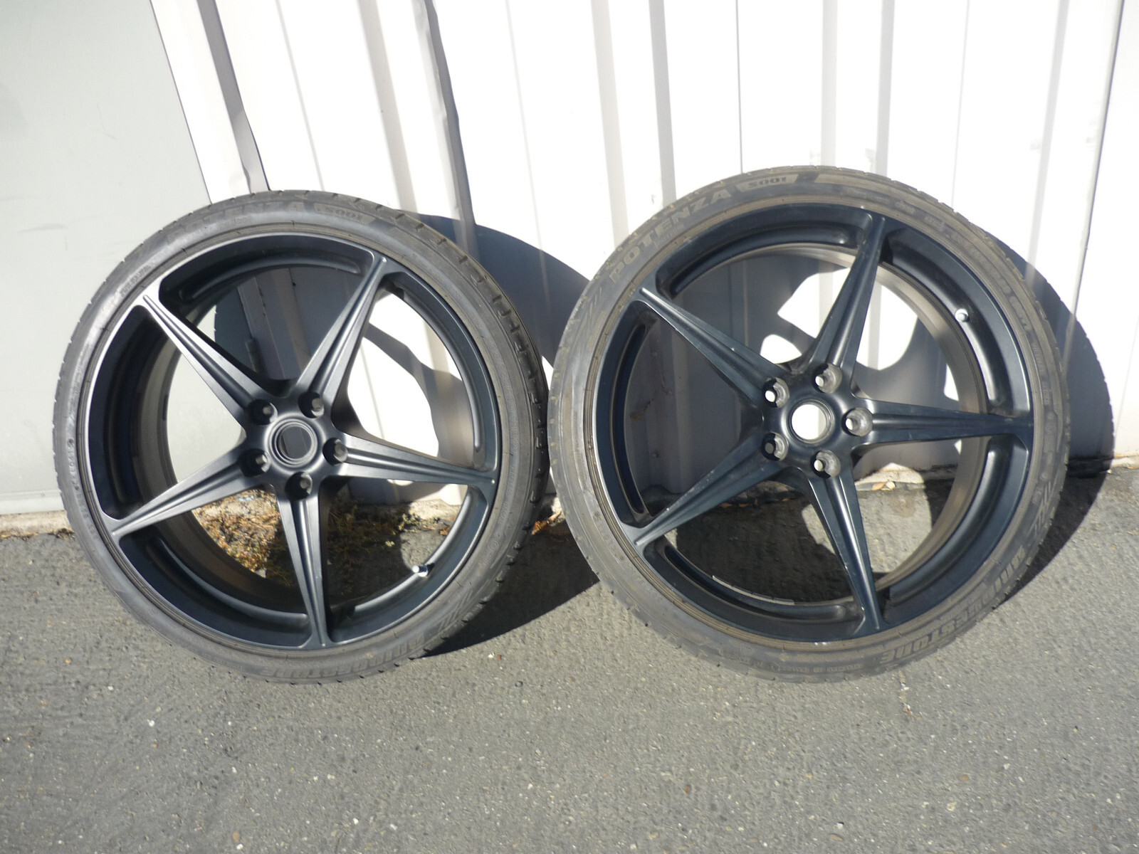 Ferrari 458 Italia, Spider, Front Wheels/Rims.. Painted Black 8X20 P/N ...