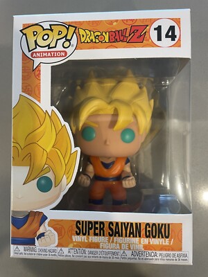 FUNKO POP JAPAN ANIME DRAGON BALL Z SUPER SAIYAN GOKU 3807 #14 VINYL ...