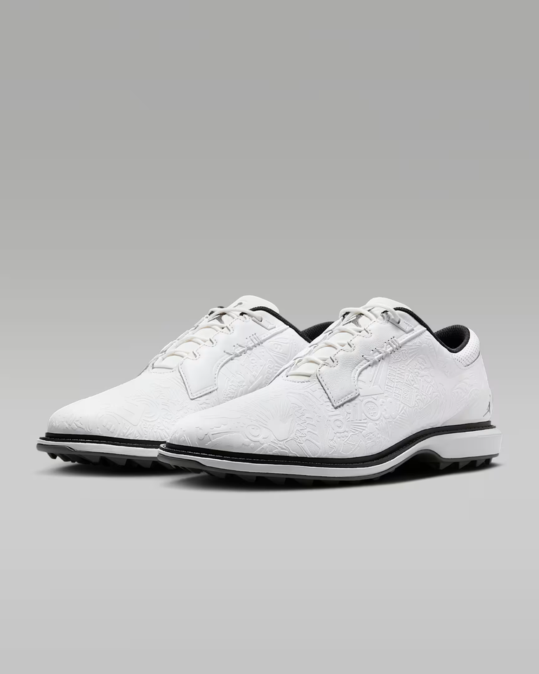 Jordan ADG 5 Golf Shoes White Black Pure Platinum Grey Men's | Size 7.5 ...