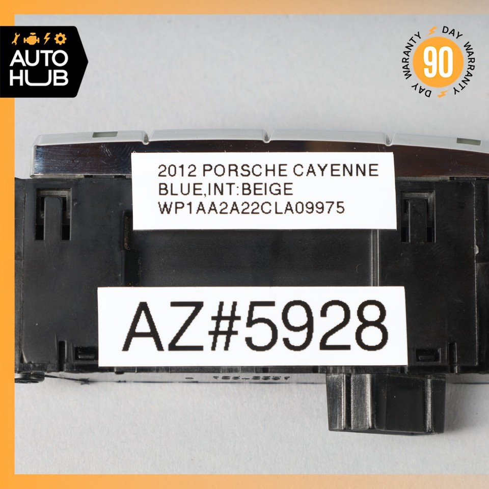 11-12 Porsche Cayenne 958 Switch Control Memory Module Right Side Seat ...