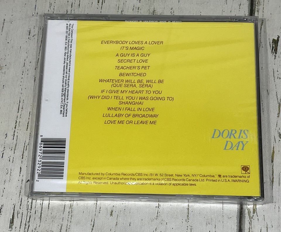 Doris Day's Greatest Hits by Doris Day (CD, 2008) New! 886972329222 | eBay