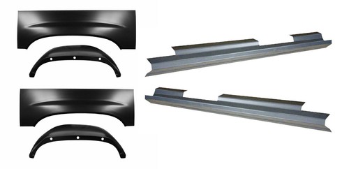 Wheel Arches & Rocker Panels 01-07 Chevy Silverado Crew Cab 4Pcs Kit | eBay