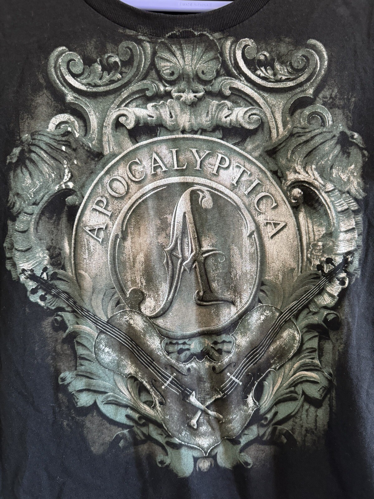 Apocalyptica 7Th Symphony Men T-Shirt Printed Tee Graphic Top Black ...