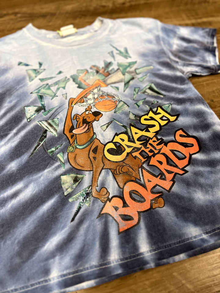 Vintage 2000s Scooby Doo Crash The Boards Tie Dye Cartoon Network Shirt ...