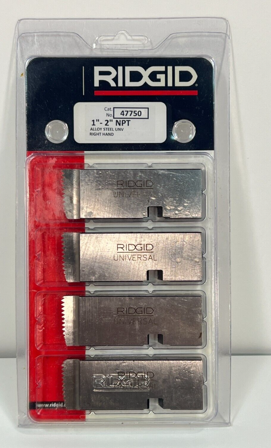 RIDGID Genuine Universal Pipe Die Set 47750 Cutters 1”- 2” NPT Right ...