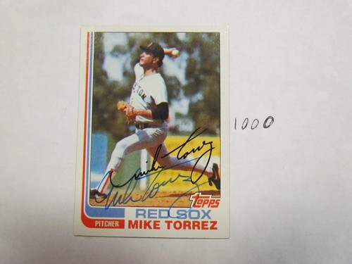 1982 Topps Mike Torres Autographed Signed Baseball Card | eBay