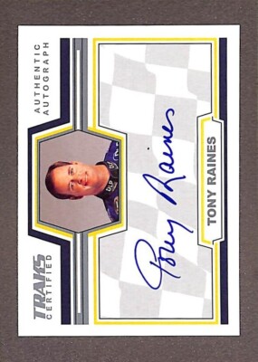 2006 Press Packs Traks Tony Raines Auto | eBay