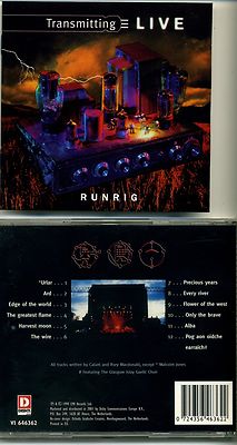 RUNRIG Transmitting LIVE - 1994 EMI | eBay