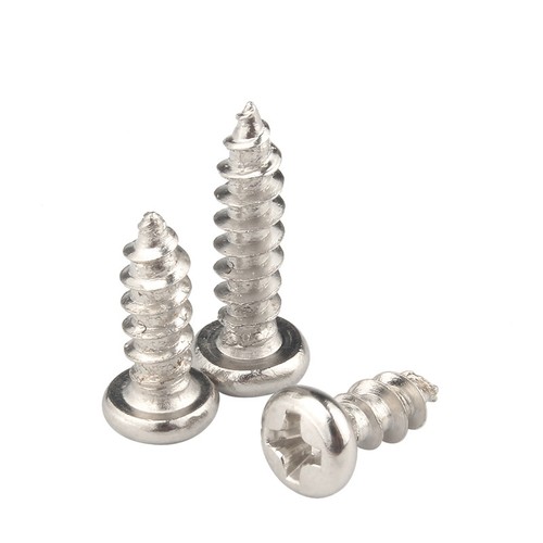 Dome Pan Head Wood Screws Pozi Drive Phillips Bolt Chipboard Nickel ...