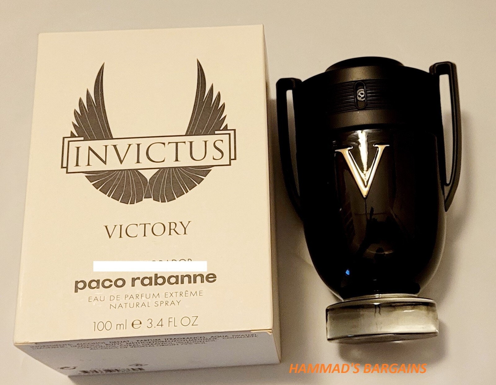 PACO INVICTUS VICTORY EDP EXTREME 3.4 OZ / 100 ML FOR MEN (NEW IN WHITE ...