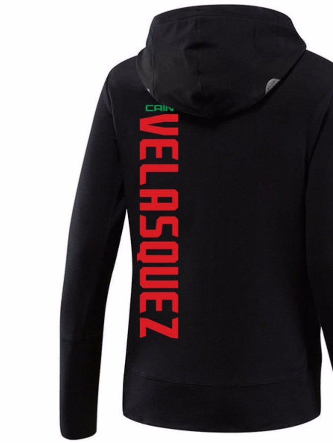Women's Cain Velasquez UFC Fight Night Walkout Reebok Full Zip Hoodie ...