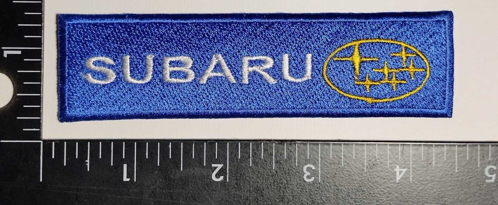 Subaru Blue Quality Patch Motorsport Car Racing Ironed or Sewe Fast ...