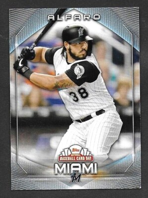 2020 Topps National Baseball Card Day, #15, Jorge Alfaro, Miami Marlins ...