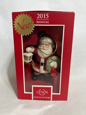 853120 LENOX 2015 "LIGHTING THE WAY SANTA" ORNAMENT - ANNUAL | eBay