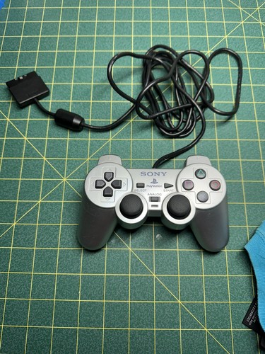 Sony PS2 DUALSHOCK Silver Controller PlayStation 2 - TESTED | eBay