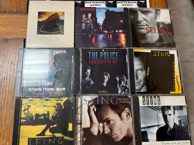 Sting Songs of Love Demolition Man 57th & 9th The Soul Cages Blue ...