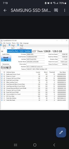 Lot of 9 Samsung 128 gb SSD's | eBay