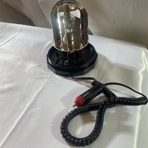 Vintage rotating safety emergency DC light beacon plastic portable 12 ...