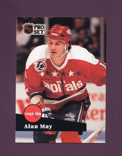 1991 Pro Set Alan May #508 - Washington Capitals | eBay