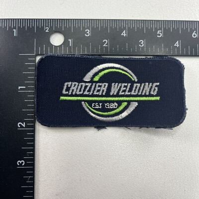 Vtg Welder Patch CROZIER WELDING 00XU | eBay