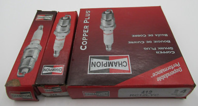 Champion Copper Plus Spark Plug RC12LYC (412) [Lot of 6] | eBay