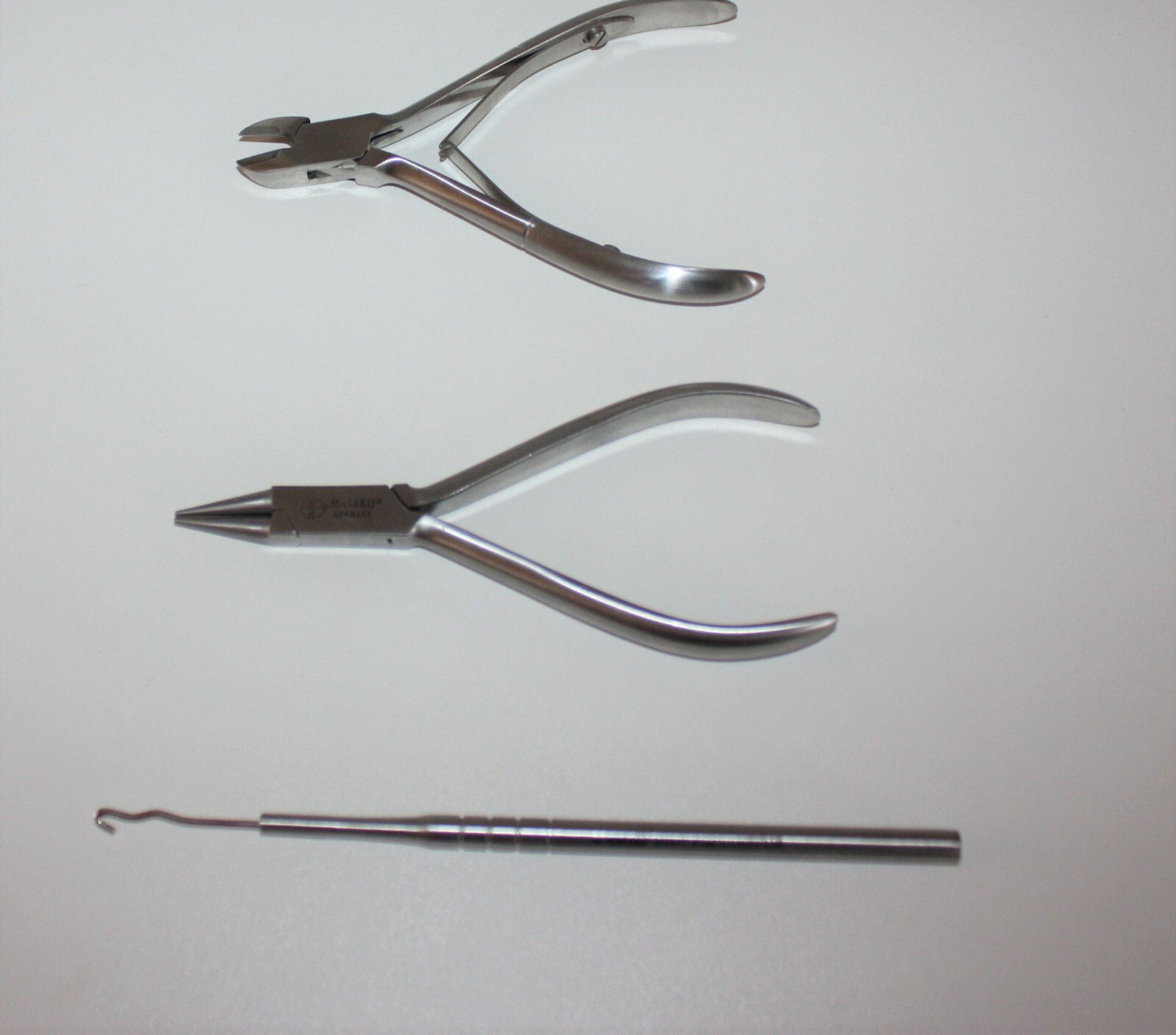 3pcs Orthonyxia Instruments Set Nail Clips Pliers Wind Hook Wire Cutter ...