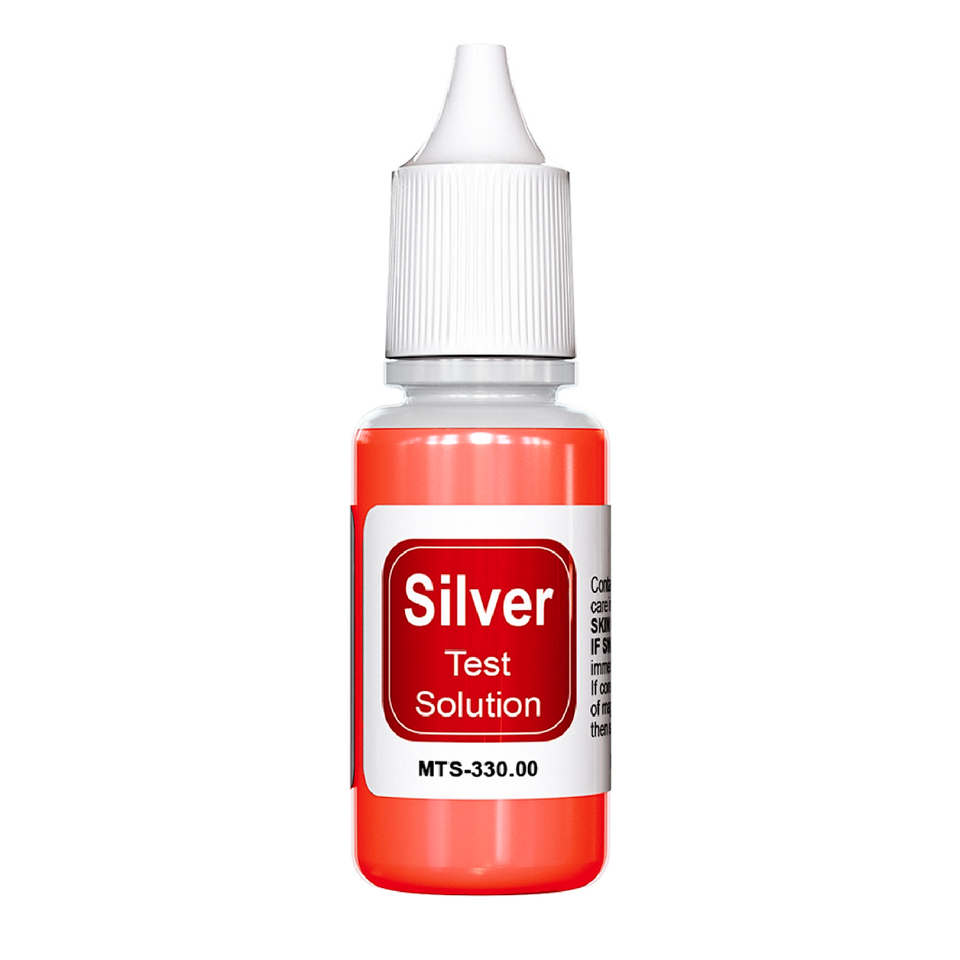 PuriTEST Silver Test Kit Jewelry Precious Metals Scrap Testing 999 ...