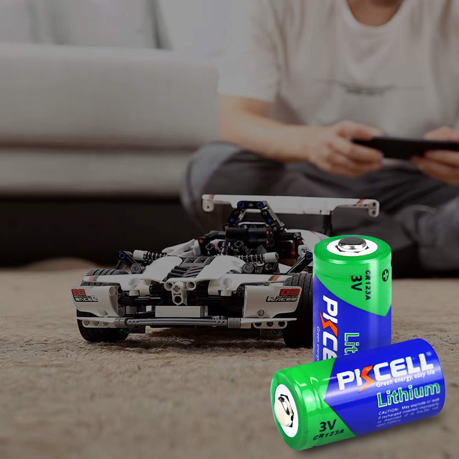 10x CR123A 5018LC 16340 CR17345 3V Lithium Battery for Security Camera ...