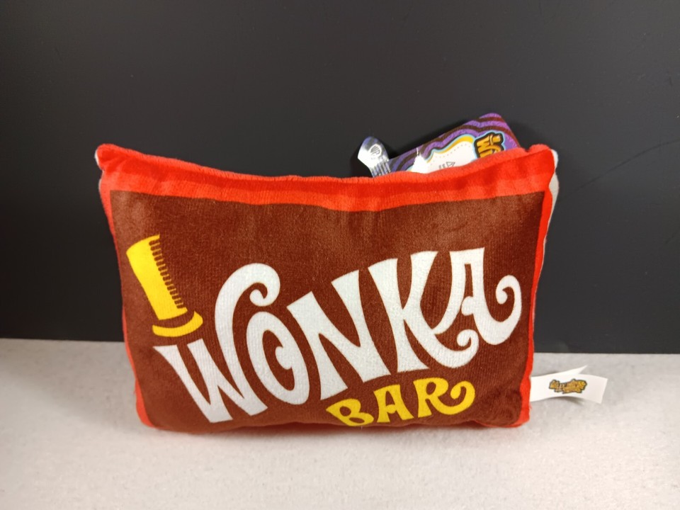 Willy Wonka and the Chocolate Factory 7" Wonka Bar Stuffed Animal Soft ...